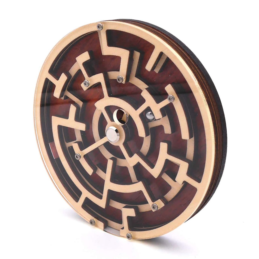 LABYRINTH High-quality Rotating Wooden Puzzle - Etsy