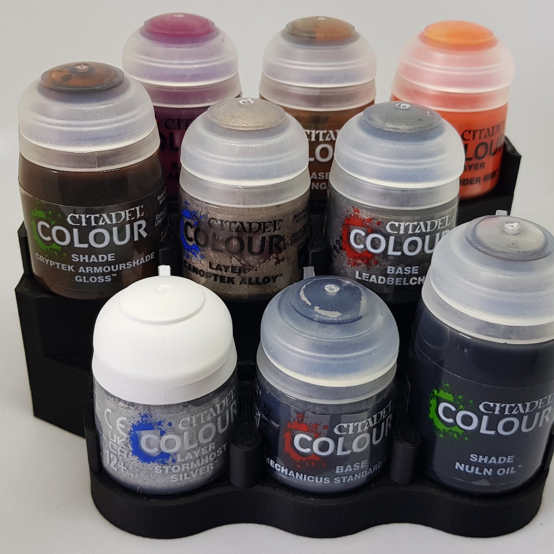 Modular 3D Printed Citadel and Vallejo Paint Rack - Etsy