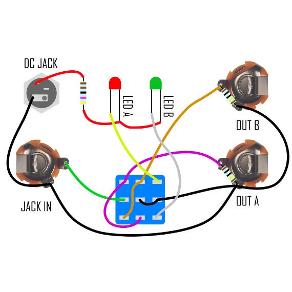 A/B Switch DIY Guitar Pedal Kit - Etsy
