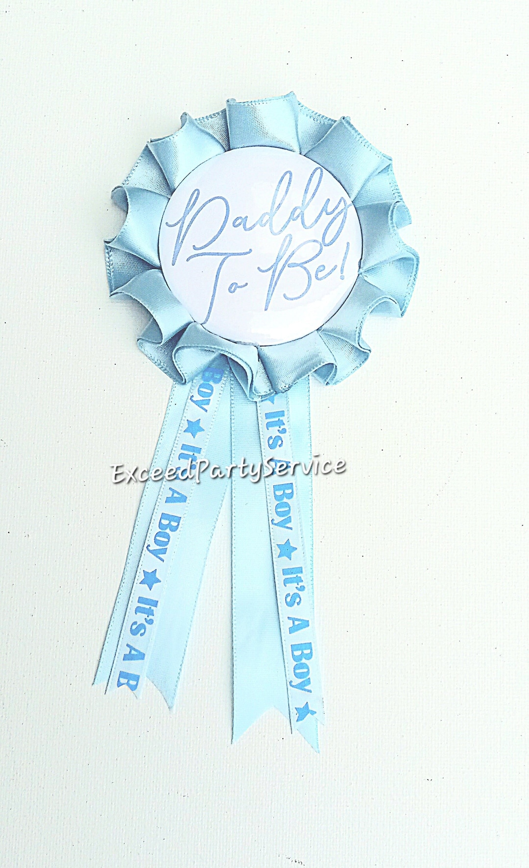Dad Baby Shower Party Pin / Pink or Blue Baby Shower Decoration Favor ...