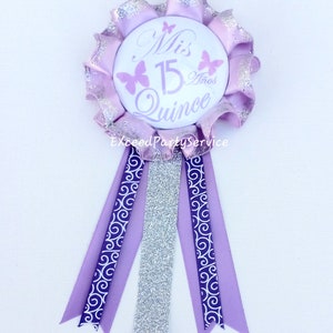 Mis Quince Anos Birthday Party Fiesta/ Quinceanera Fiesta Ribbon ...