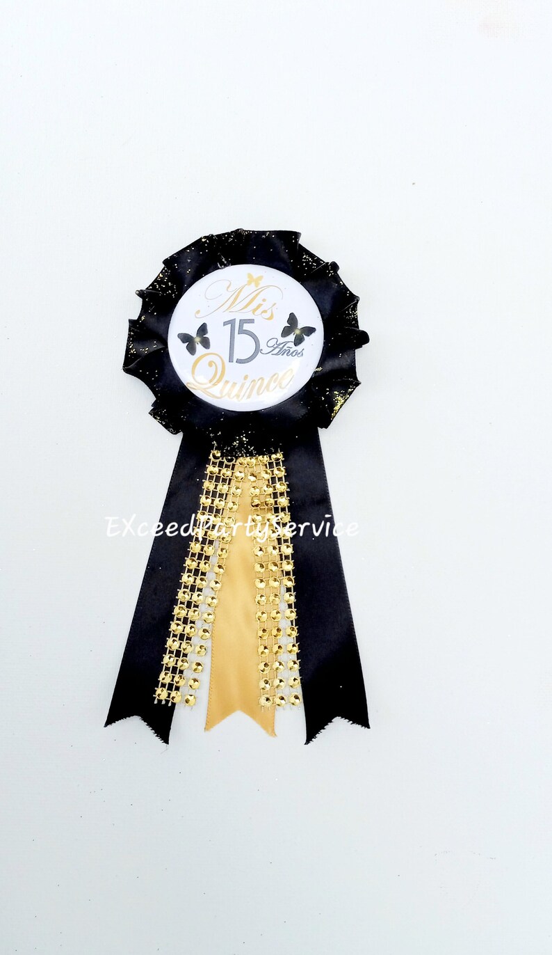 Mis Quince Anos Birthday Party Fiesta/ Quinceanera Fiesta Ribbon ...