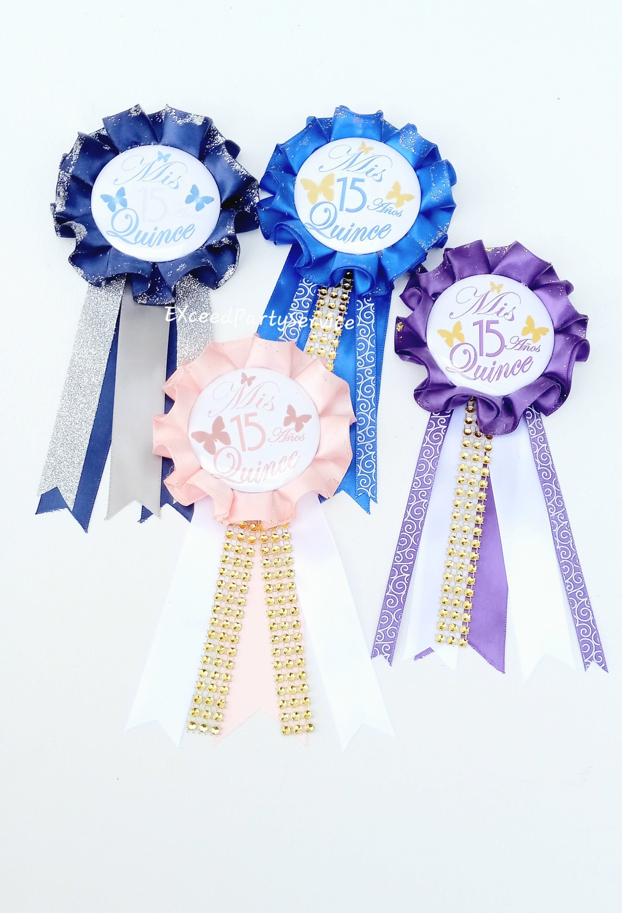 Mis Quince Anos Birthday Party Fiesta/ Quinceanera Fiesta Ribbon ...