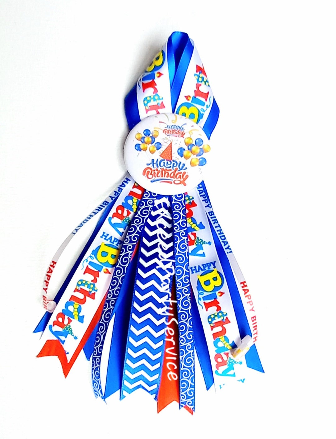 Happy Birthday Ribbon Badge Corsage - Etsy