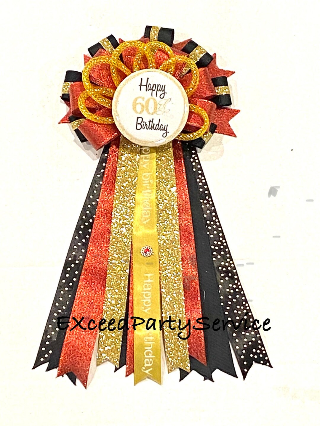 Women Birthday Corsage Happy Birthday Party Corsage Number 50th ...