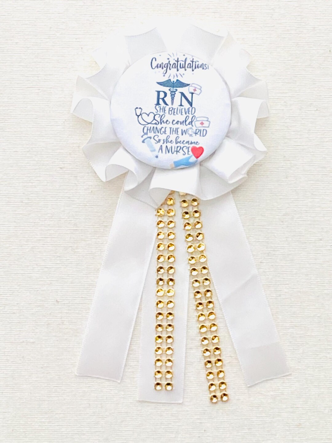 Retired/ Graduate Nurse Party Badge Custom Pin - Etsy
