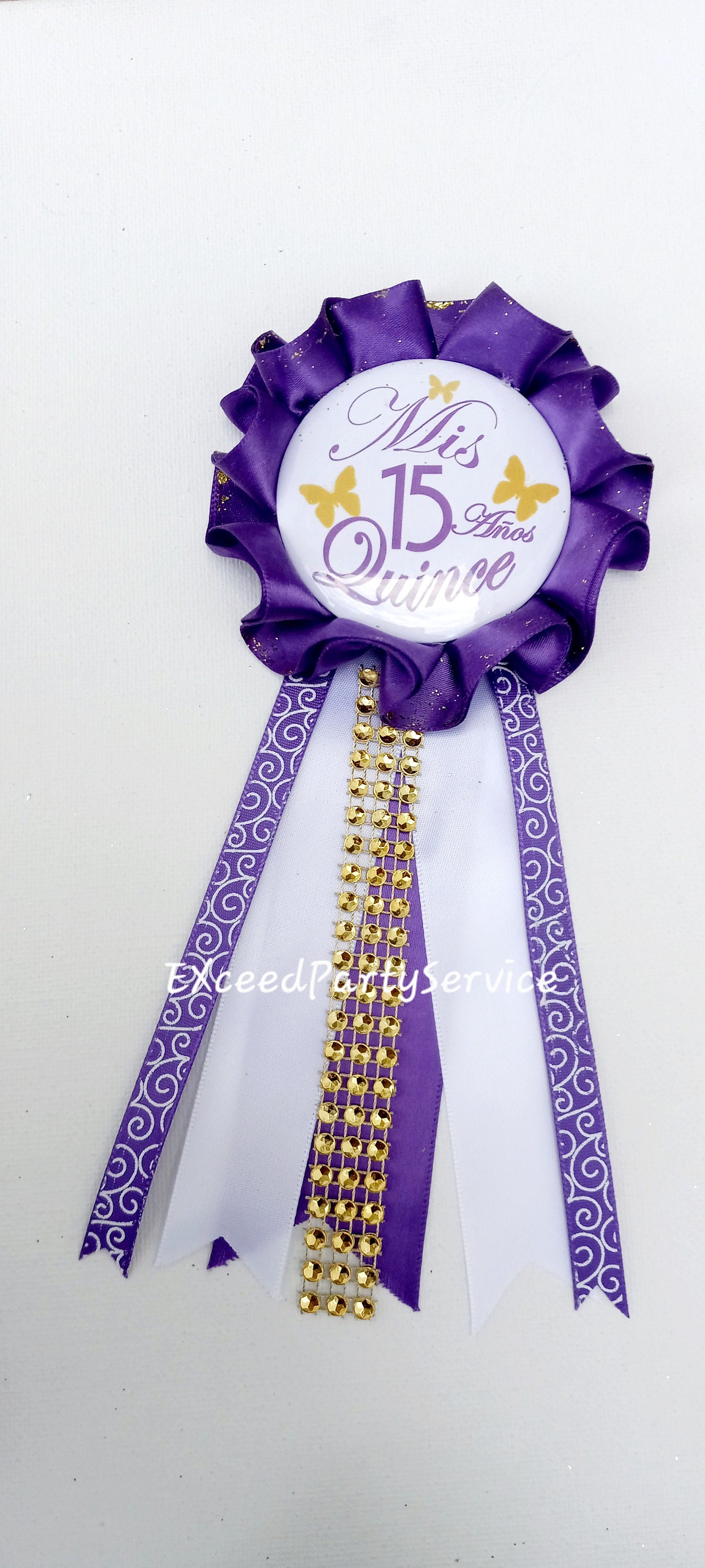 Mis Quince Anos Birthday Party Fiesta/ Quinceanera Fiesta Ribbon ...