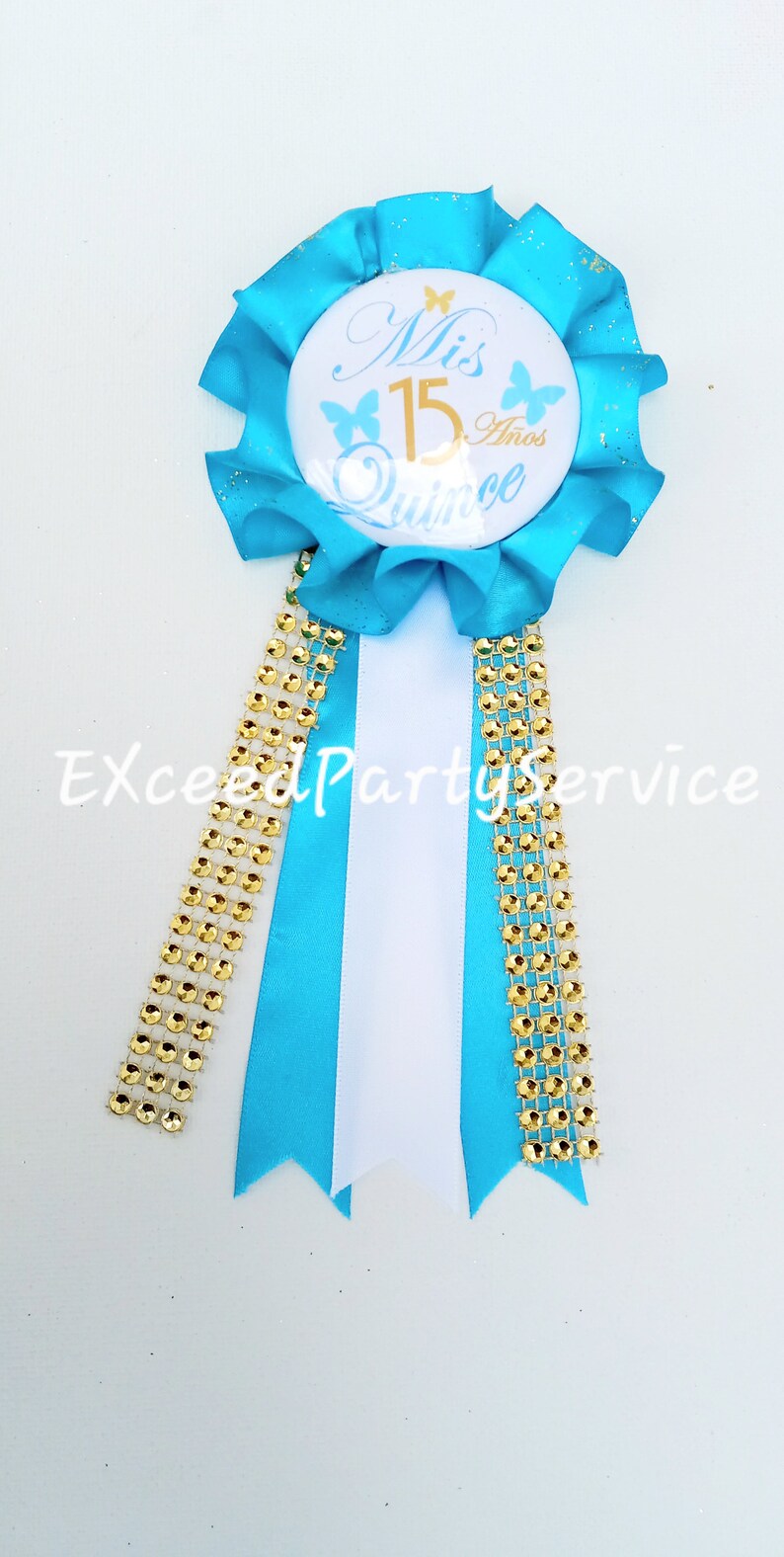 Mis Quince Anos Birthday Party Fiesta/ Quinceanera Fiesta Ribbon ...