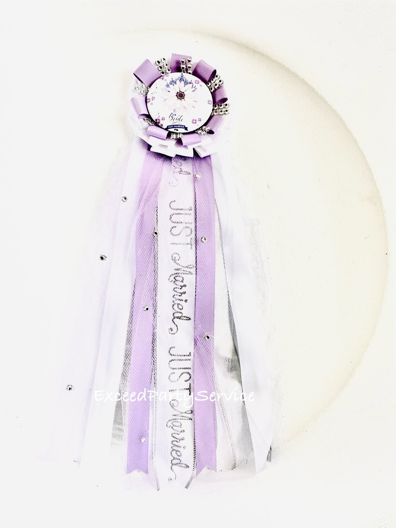 Just Married Bride Wedding Party Button Just Married Wedding Party ...