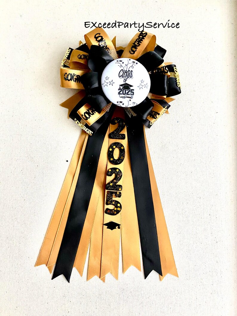 Graduation Badge Class of 2024 2025 Graduation Party Badge Pin Royal ...