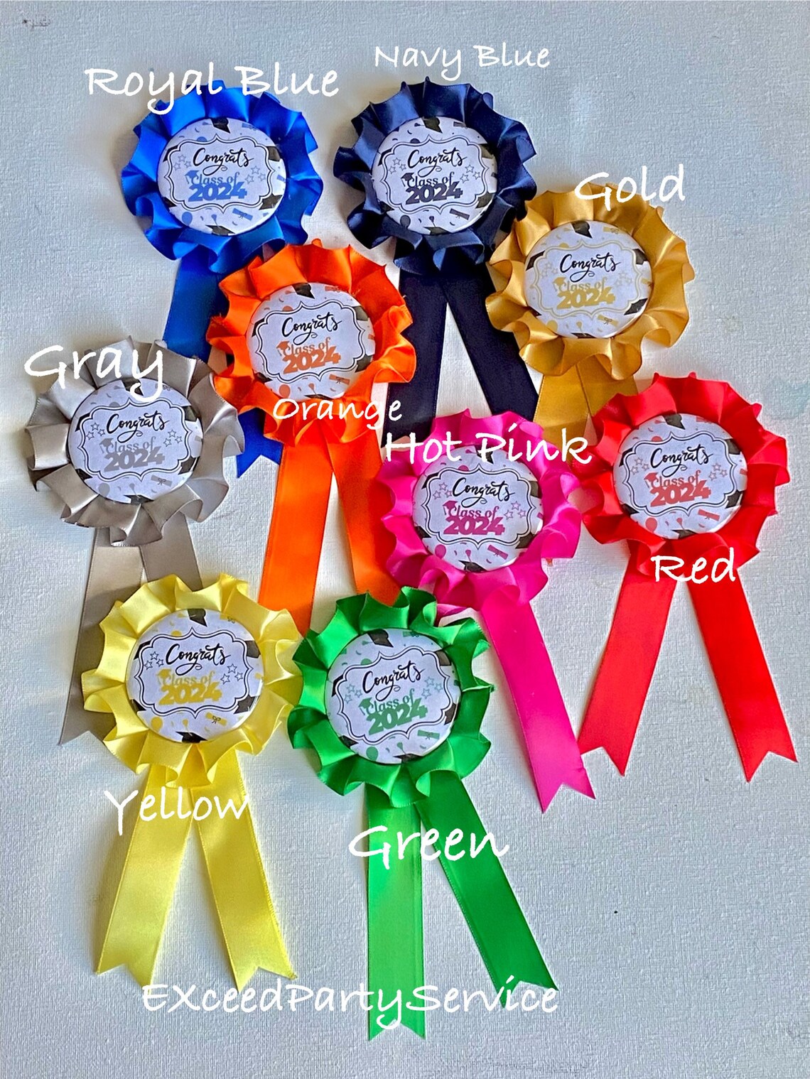 Graduation Badge Button Class of 2024 Graduation Party Button Badge Pin ...