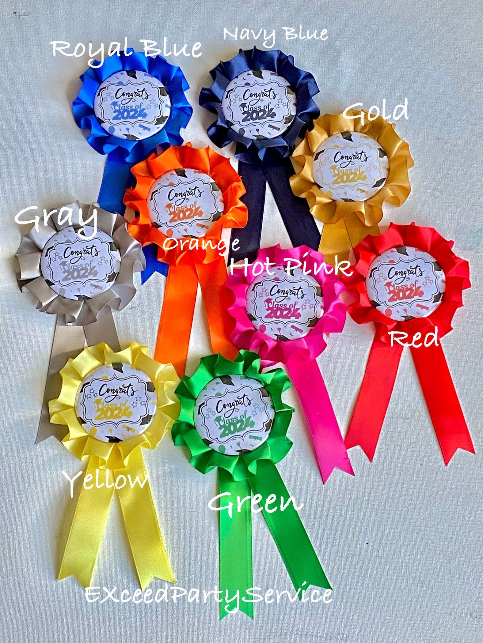 Graduation Badge Button Class of 2024 Graduation Party Button Badge Pin ...