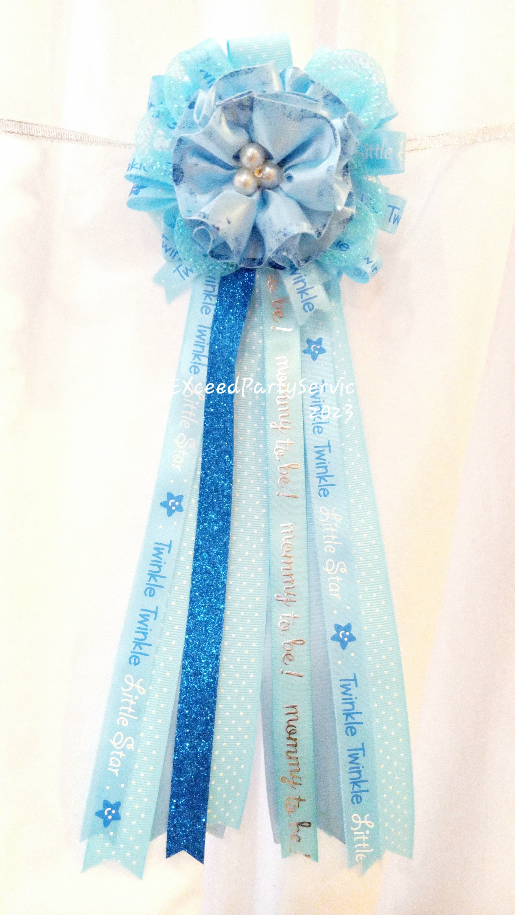 Boy Baby Shower Party/ Blue Twinkle Twinkle Little Star Themed Baby ...