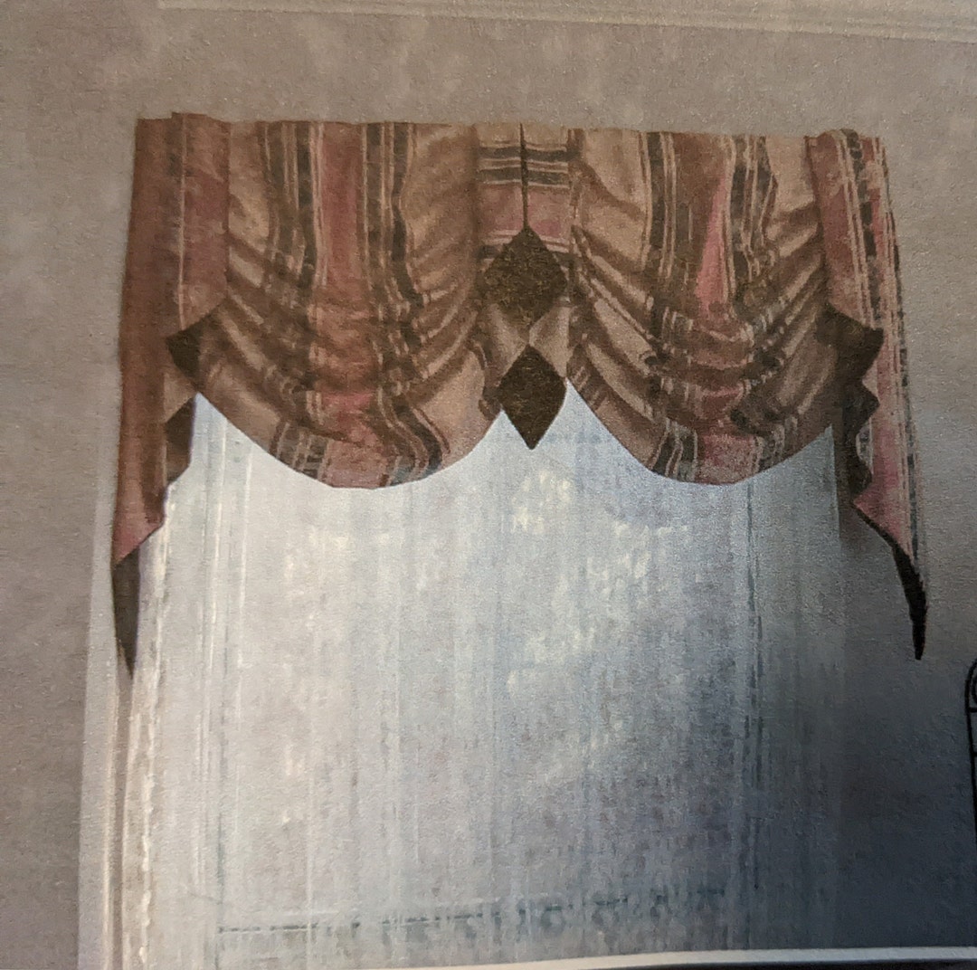 Victorian, Custom Valance, Curtain, Formal Window Treatment, High ...