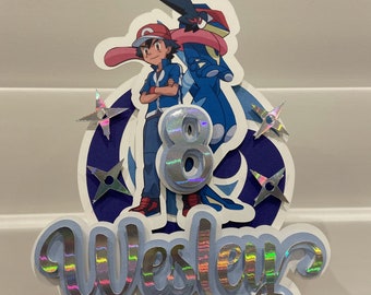 Greninja Cake Topper - Etsy UK