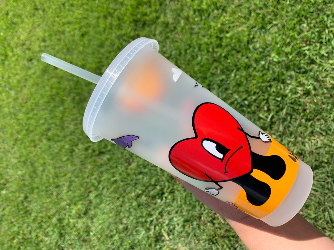 Bad Bunny Starbucks Cup UVST - Etsy