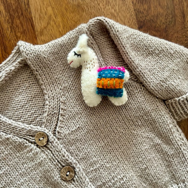 Llama Pin - Etsy