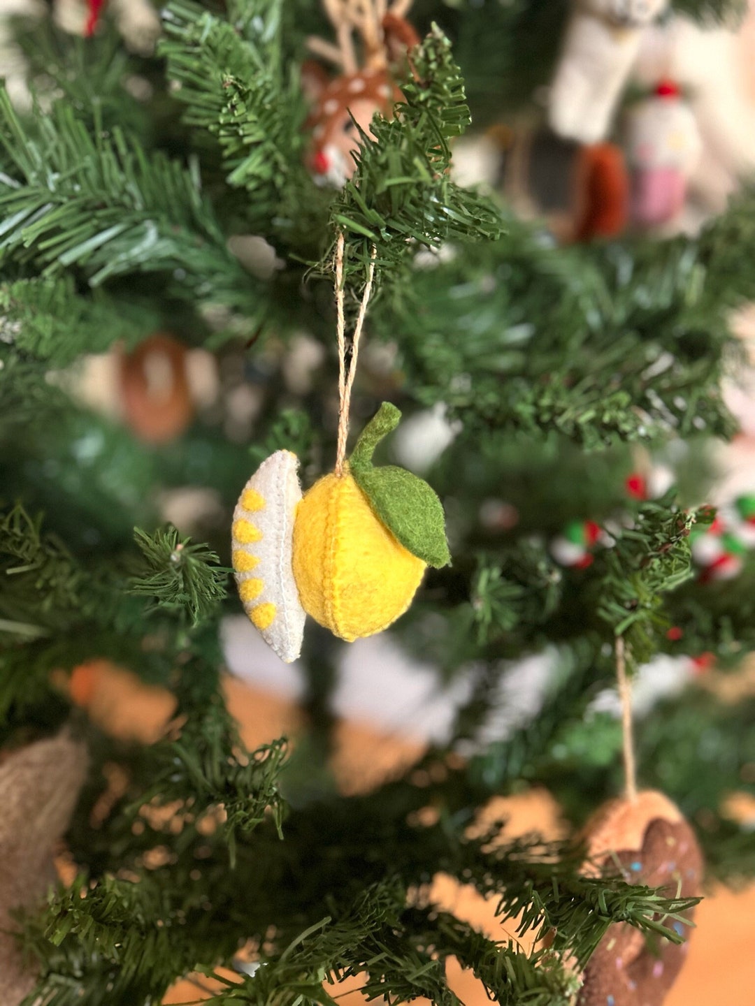 Christmas Ornament Lemon I Christmas Tree Decoration I Christmas ...