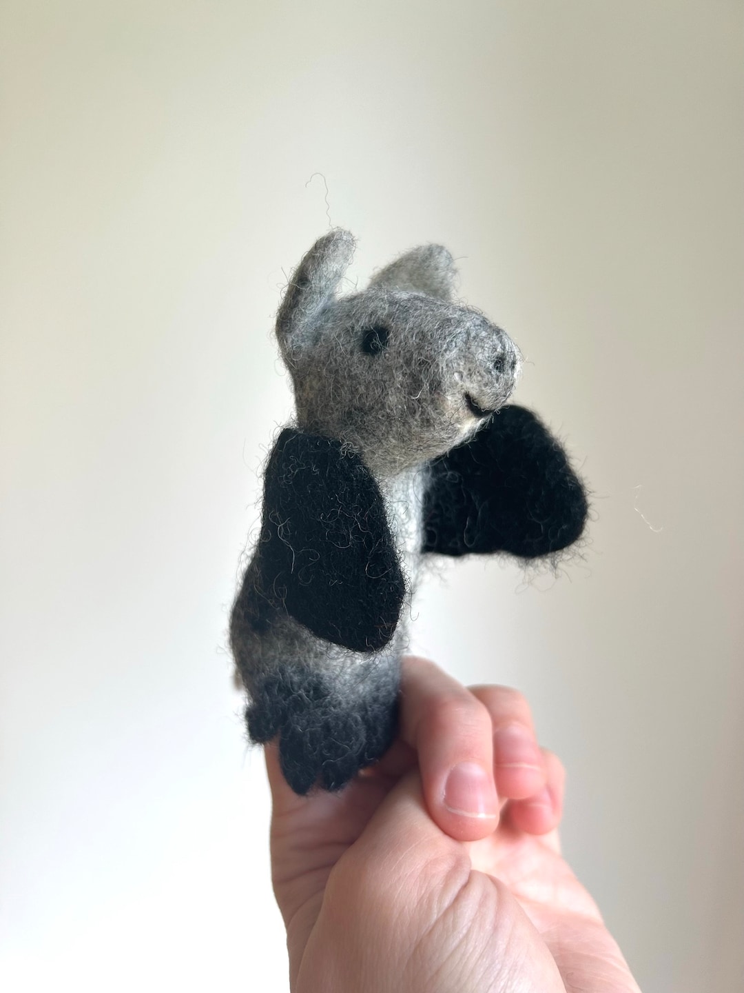 Cute Felt Bat Finger Puppet | Finger Play | Montessori Toy ...