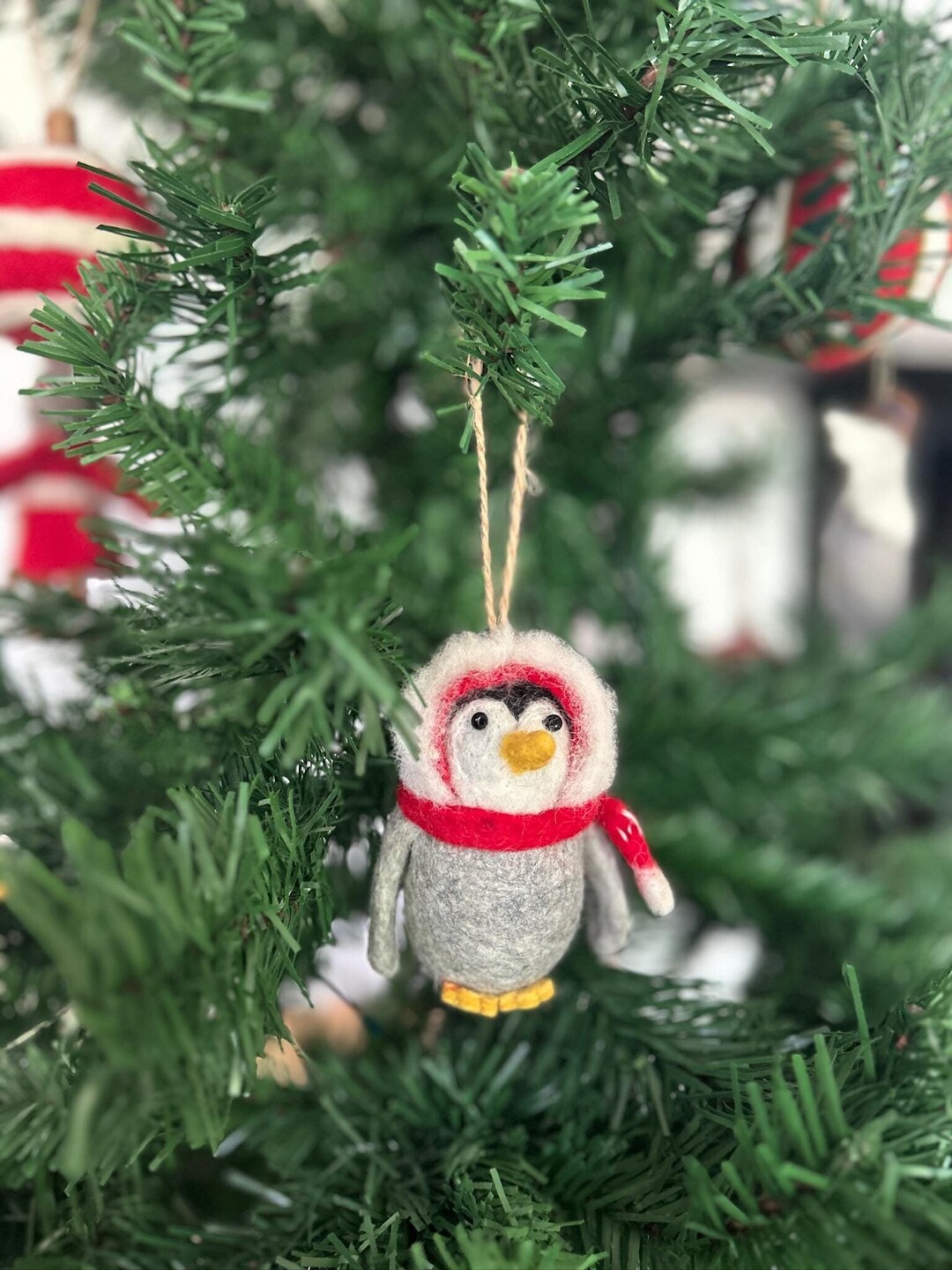 Christmas Ornament Eskimo Penguin I Christmas Tree Decoration Christmas ...