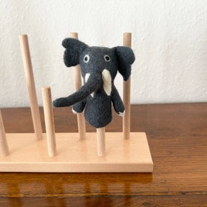 Cute Felt Elephant Finger Puppet I Finger Game I Safari I African ...