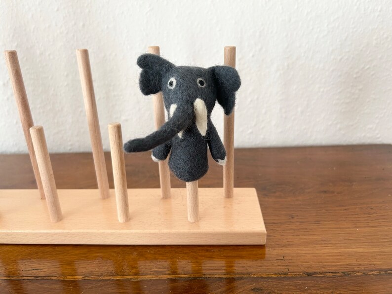 Cute Felt Elephant Finger Puppet I Finger Game I Safari I African ...