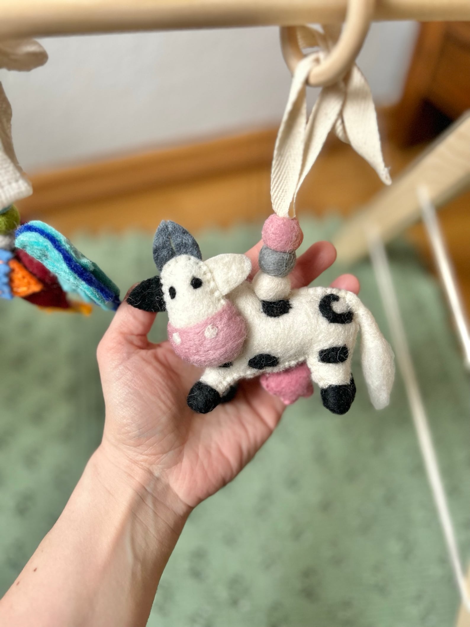 Felt Play Arch Pendant I Play Arch Pendant Farm I Farm Animals I Play ...
