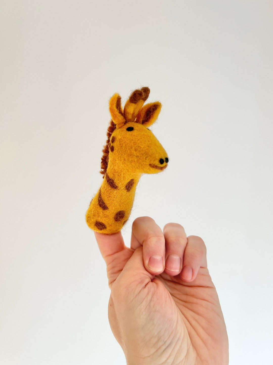 Cute Felt Giraffe Finger Puppet I Finger Game I Safari I African ...