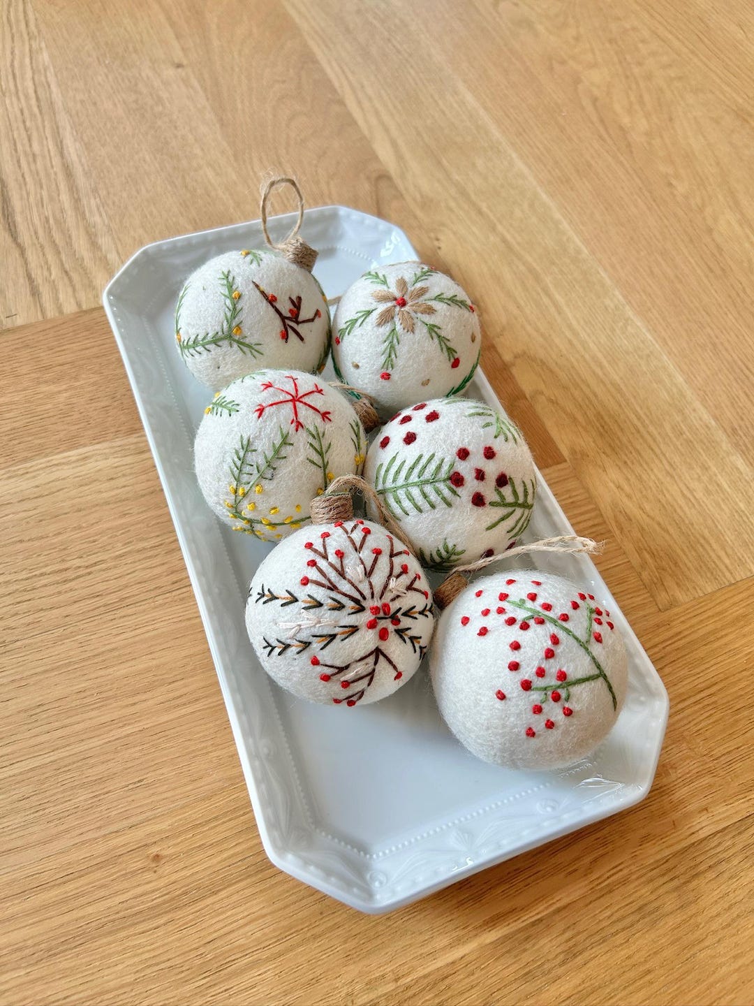 Handmade Felt Christmas Ball I Christmas Decoration I Pendant I ...