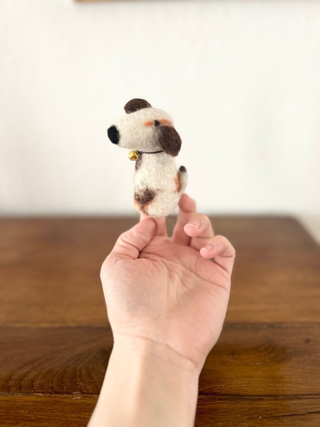 Cute Finger Puppet Dog Made of Felt I Finger Game I Farm Animal I Dogs ...