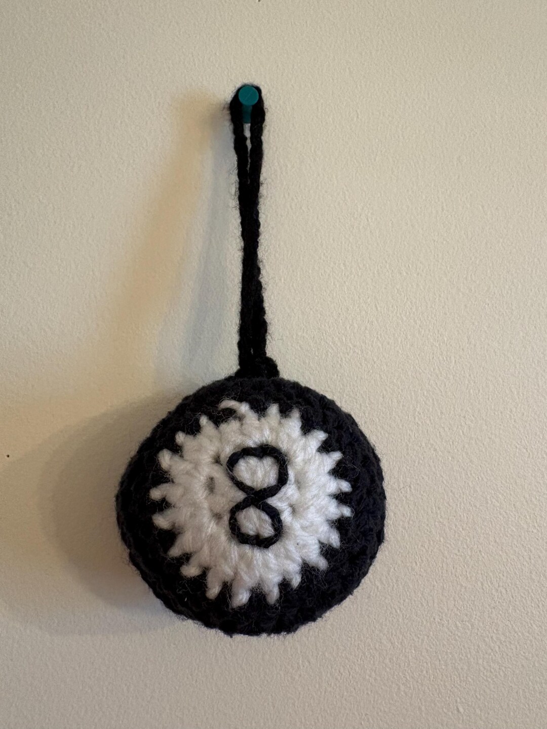 Crochet 8 Ball Bag Charm - Etsy