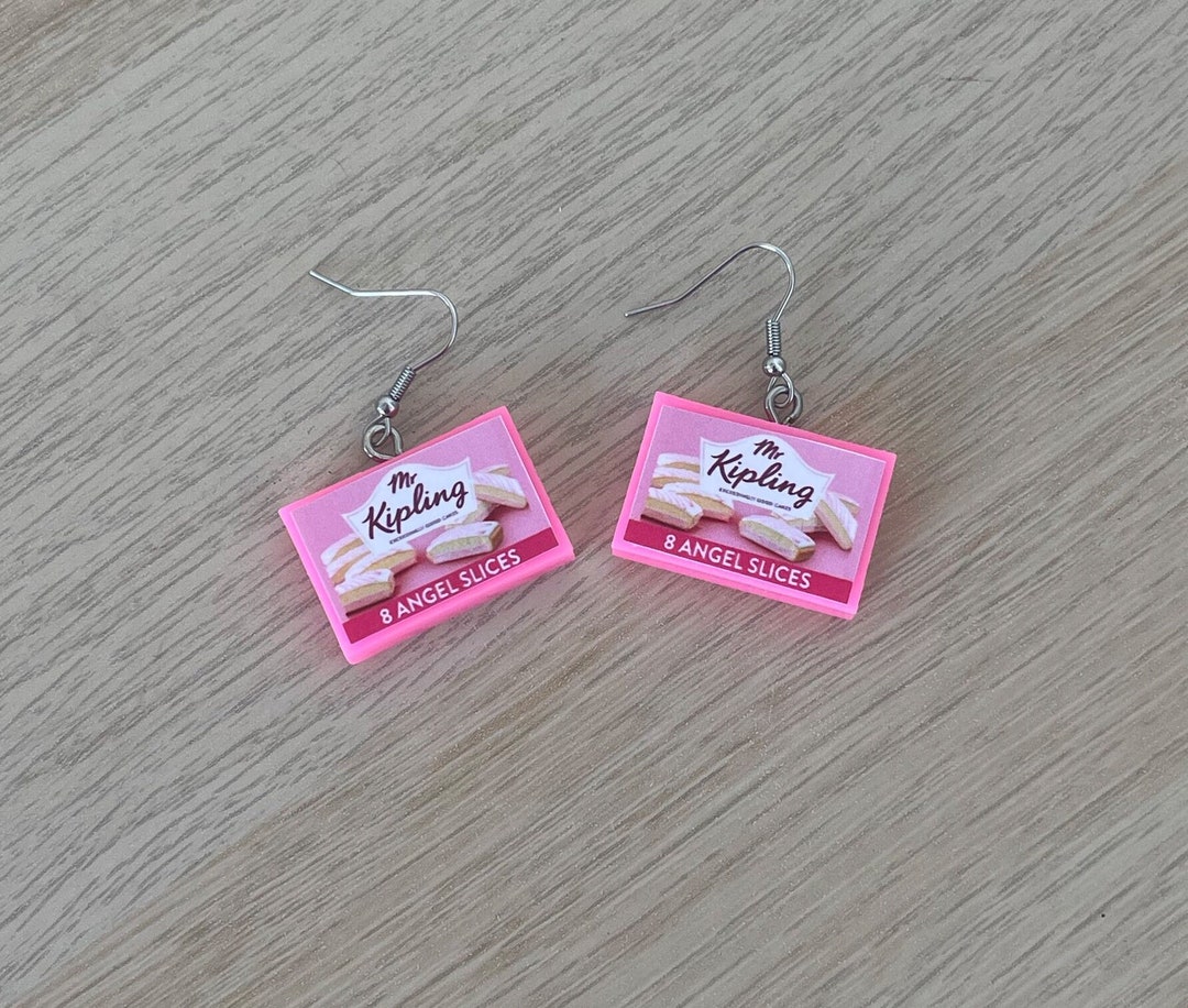 Cake Earrings, Mr Kipling, Angel Slices, Funky, Quirky Earrings, Fun ...