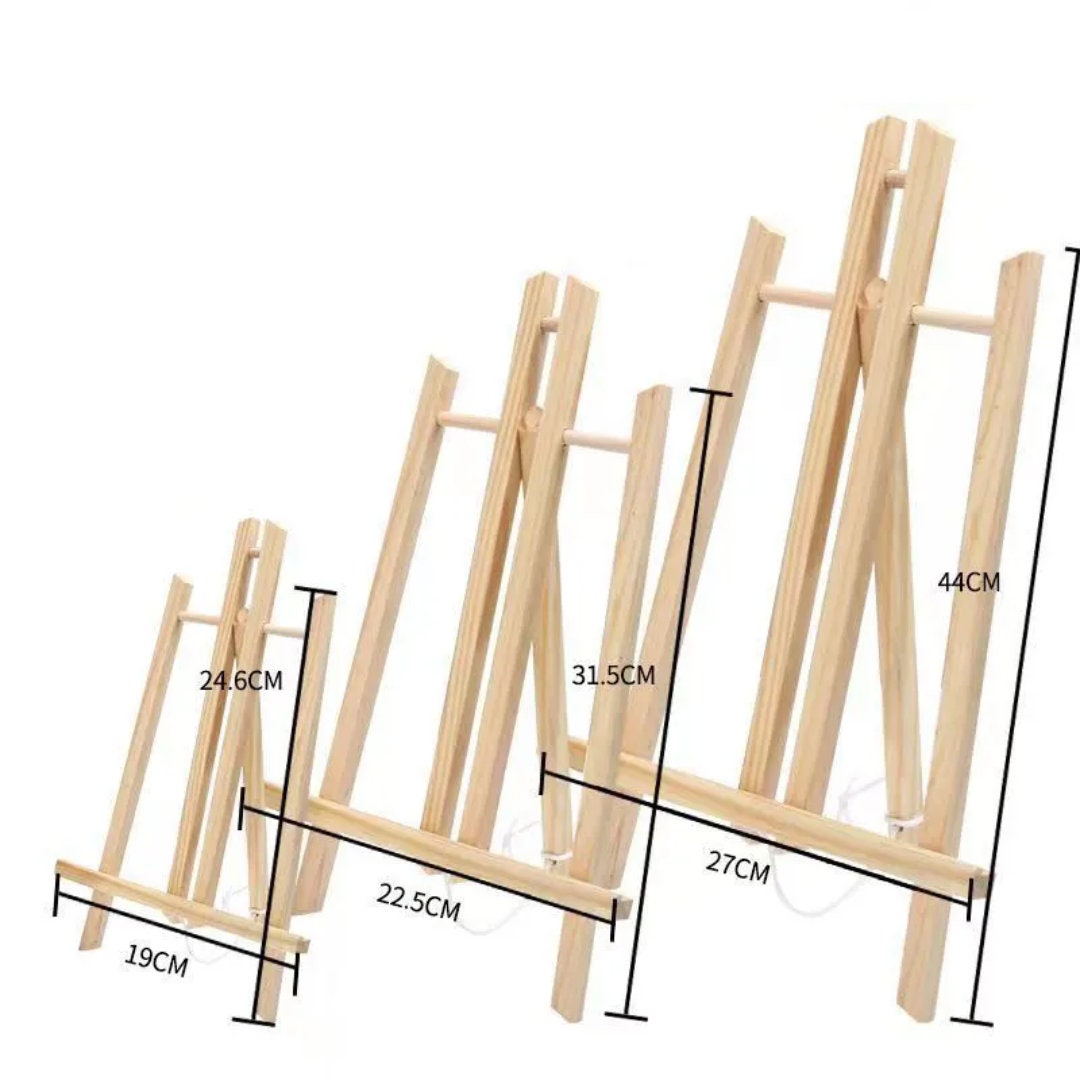 1.5ft Artist Easel A Frame Wooden 45cm High Adjustable Art Studio ...
