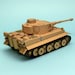 Tiger 1 Gup, Papercraft, 3D Paper Model, Soldier, Tank, Paper Craft ...