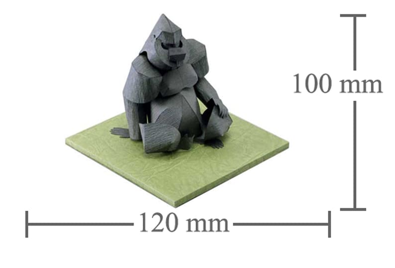 Gorilla , Papercraft, 3D Paper Model, Animal, Zoo, Paper Craft ...