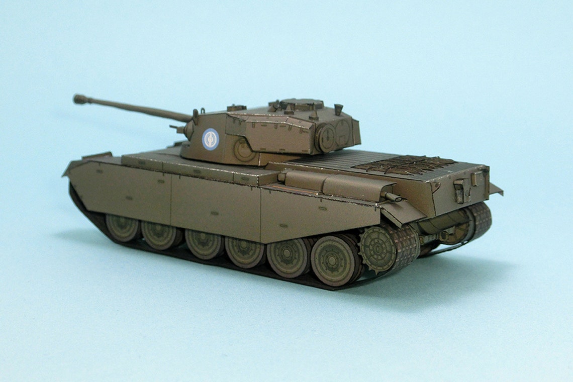 A41 Centurion, Papercraft, 3D Paper Model, Soldier, Tank, Paper Craft ...