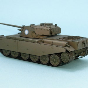 A41 Centurion, Papercraft, 3D Paper Model, Soldier, Tank, Paper Craft ...