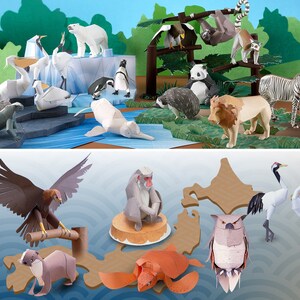 Loggerhead Turtle, Papercraft, 3D Paper Model, Animal, Zoo, Paper Craft ...