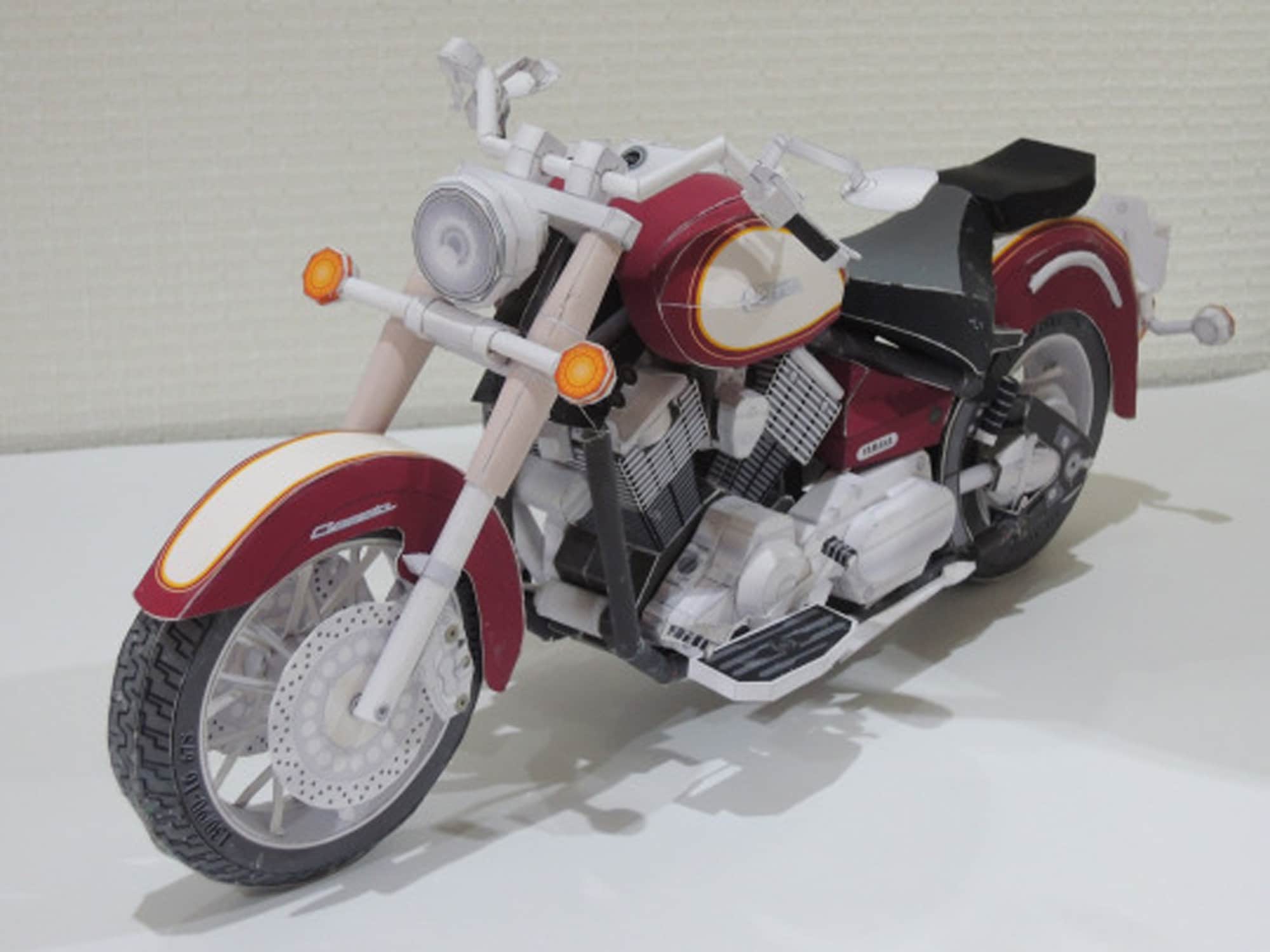 Yamaha DSC11 Realistic Papercraft, 3D Paper Model, Motorcycle, Paper ...