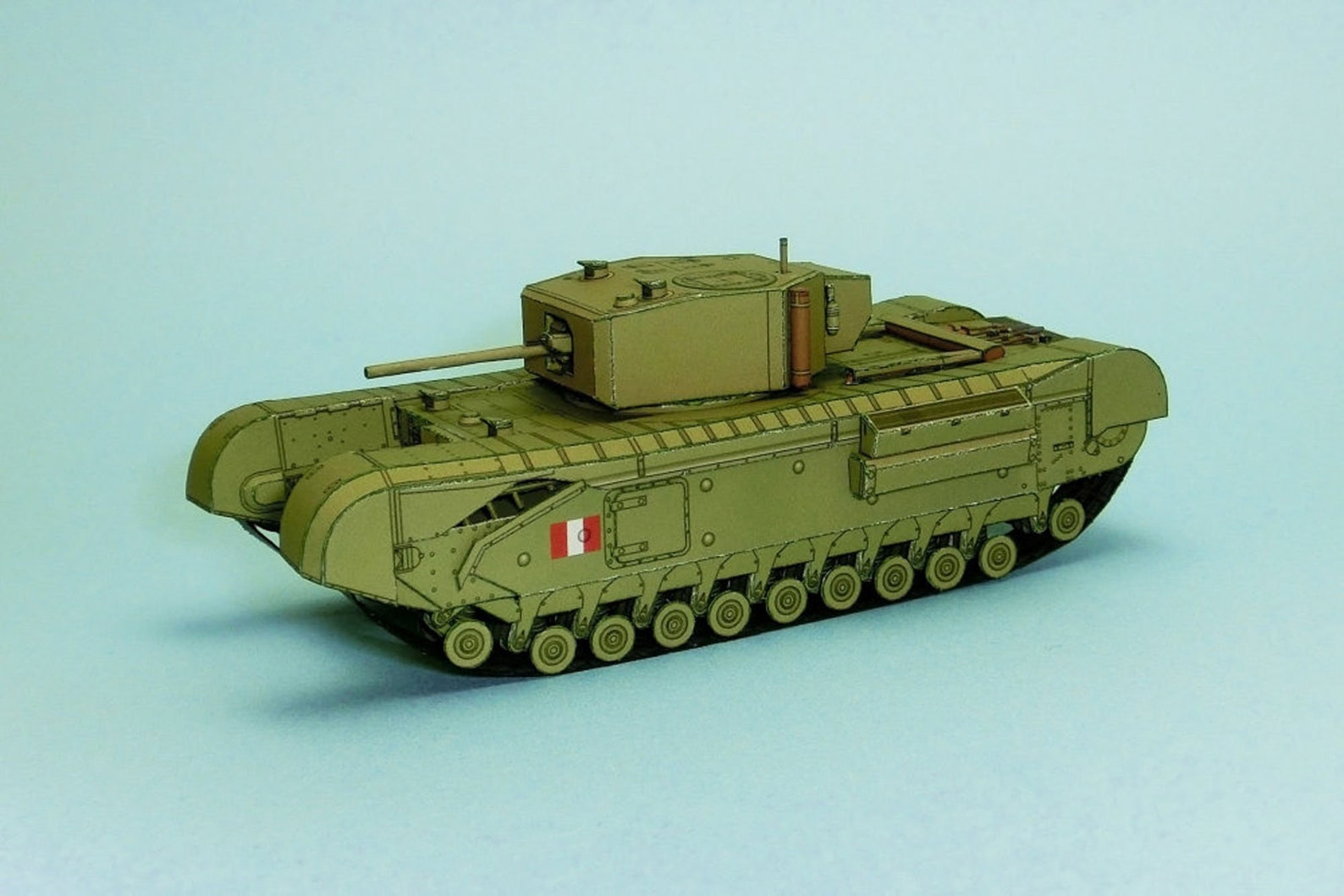 Churchill MK3, Papercraft, 3D Paper Model, Soldier, Tank, Paper Craft ...