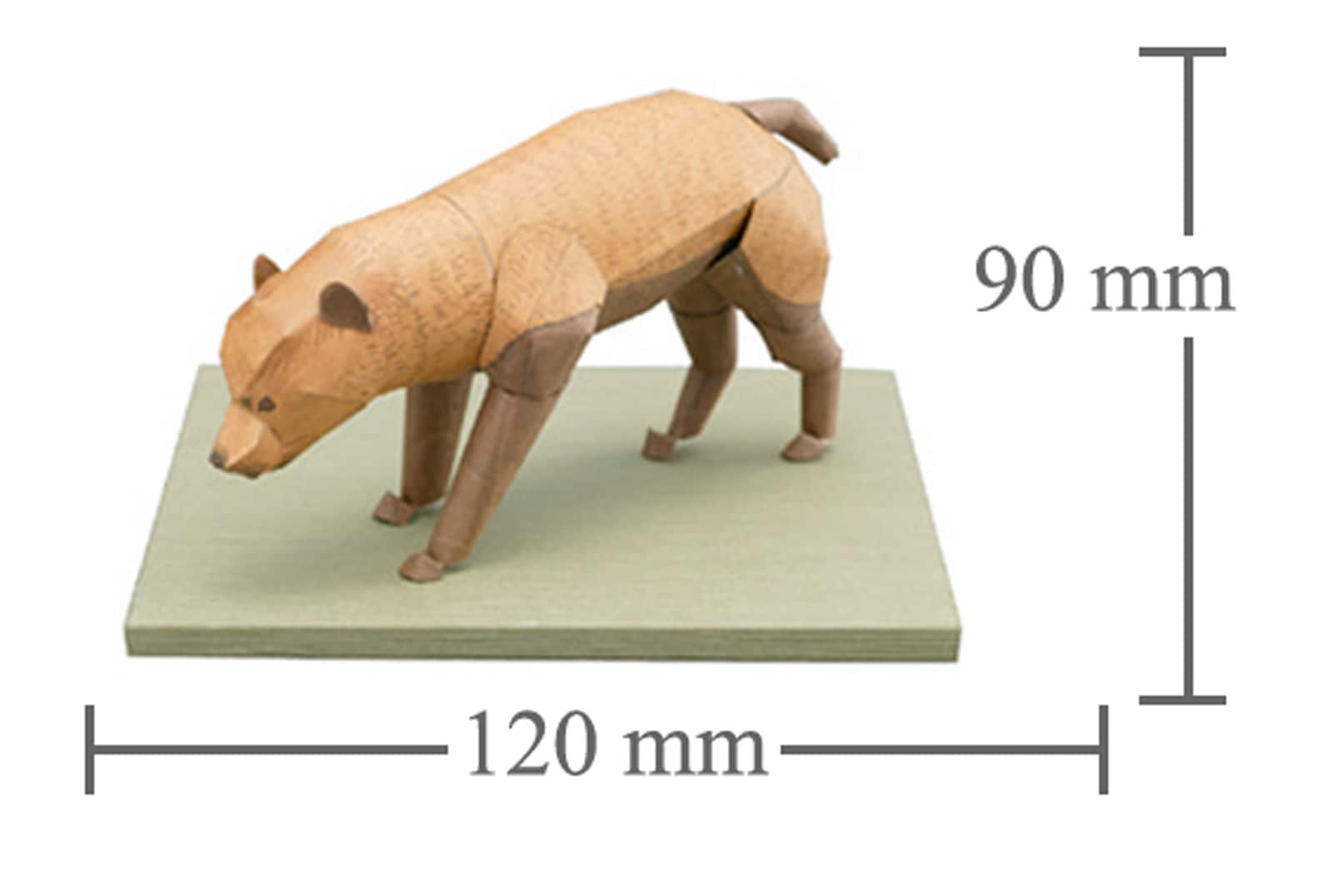Bush Dog Papercraft 3D Paper Model Animal Zoo Paper - Etsy UK