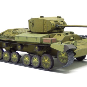 Valentine Mk2, Papercraft, 3D Paper Model, Soldier, Tank, Paper Craft ...
