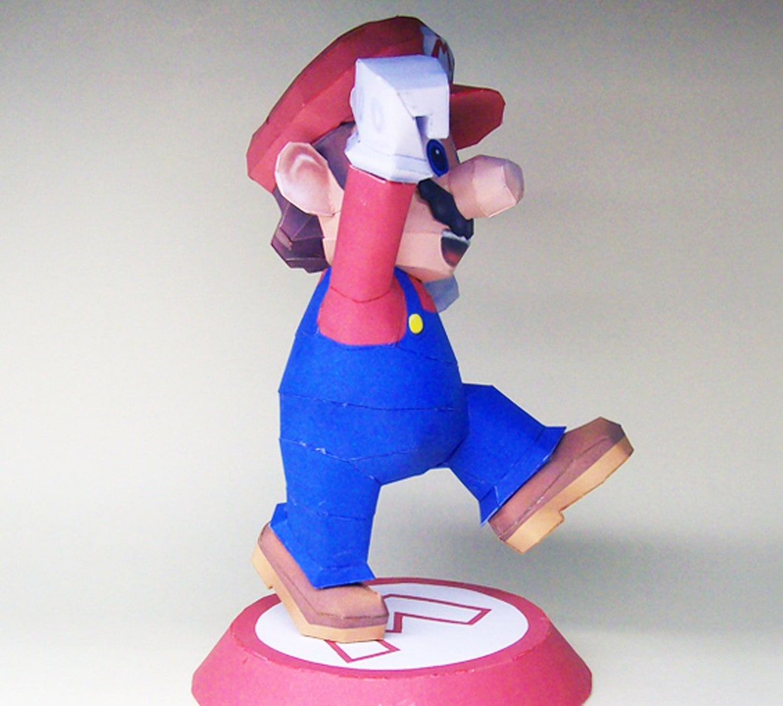 Super Mario, Papercraft, 3D Paper Model, Animal, Zoo, Paper Craft ...