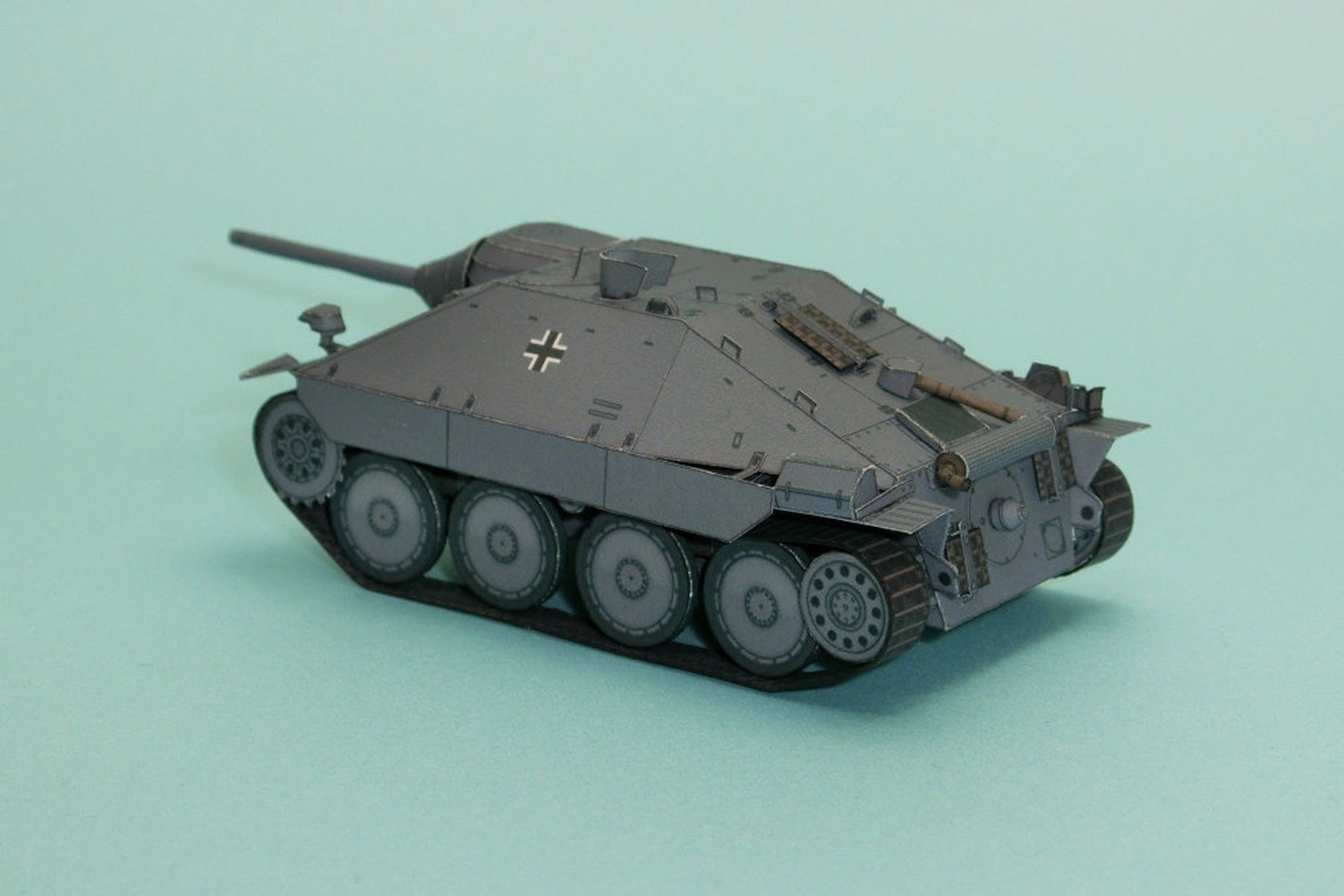Jagdpanzer 38T Hetzer, Papercraft, 3D Paper Model, Soldier, Tank, Paper ...