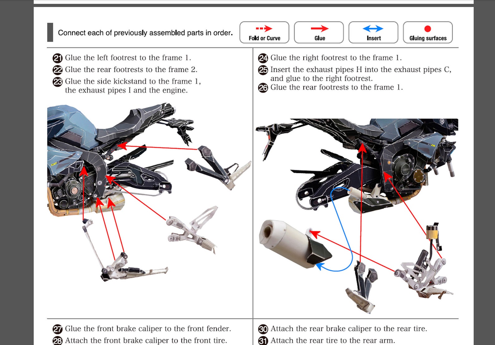 Yamaha MT-10 Ultra Realistic Papercraft, 3D Paper Model, Motorcycle ...