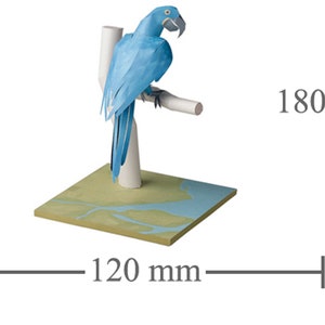 Hyacinth Macaw Paper Model, DIY 3D Papercraft (PDF Template) - Etsy