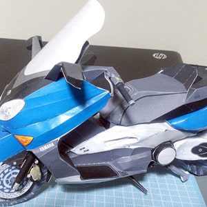 Yamaha Tmax Realistic Papercraft 3D Paper Model, Motorcycle, Paper ...