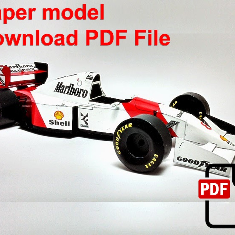 Formula 1 Cardboard Car - Etsy