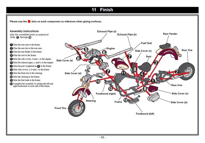 Yamaha DSC11 Realistic Papercraft, 3D Paper Model, Motorcycle, Paper ...