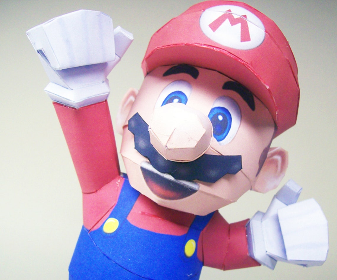 Super Mario, Papercraft, 3D Paper Model, Animal, Zoo, Paper Craft ...